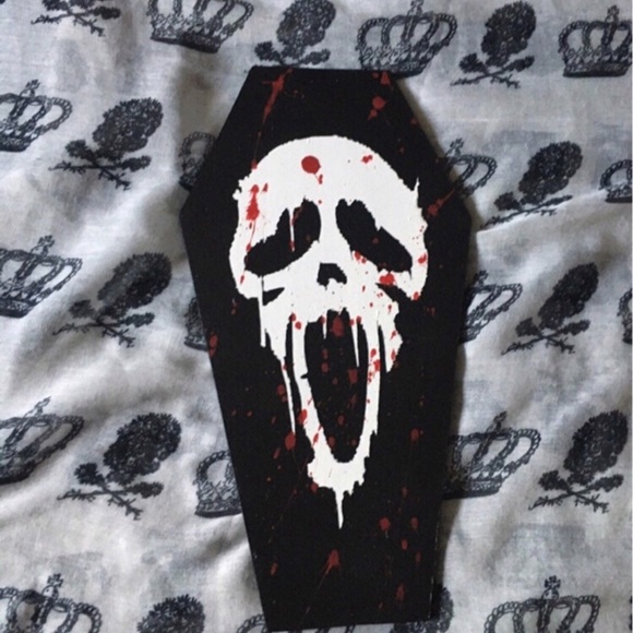 Wall Decor | Ghostface Scream Goth Horror Fandom Wood Plaque | Poshmark
